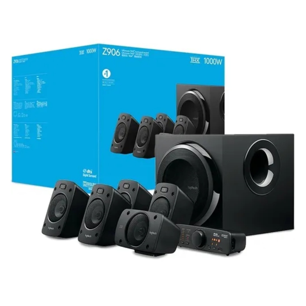 Parlante Logitech Z906 (5.1) 500V Rms- 1000V Pct | Castor Data